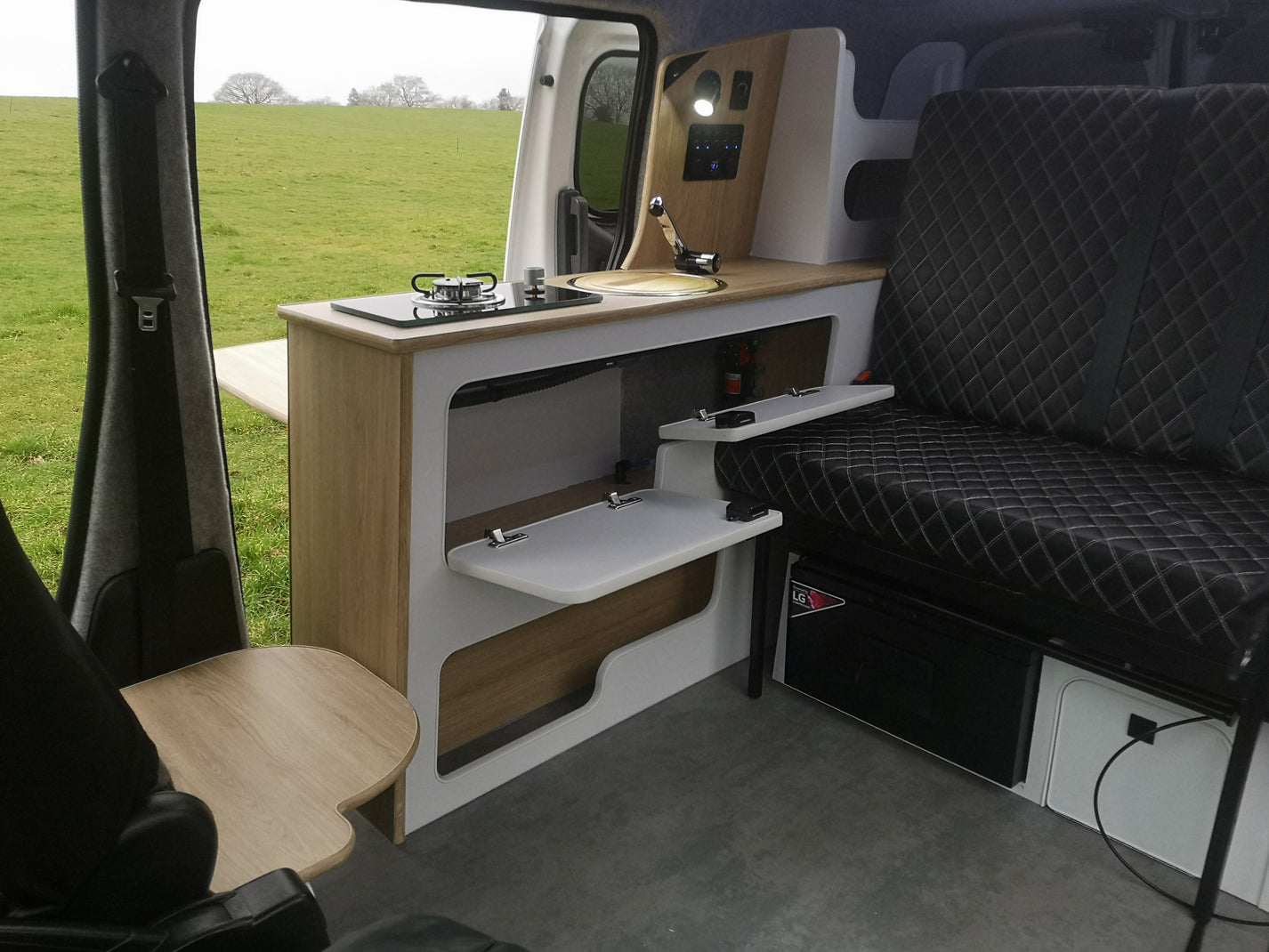 Nissan NV200 & eNV200 Camper van conversion units lightweight ply Kitc ...